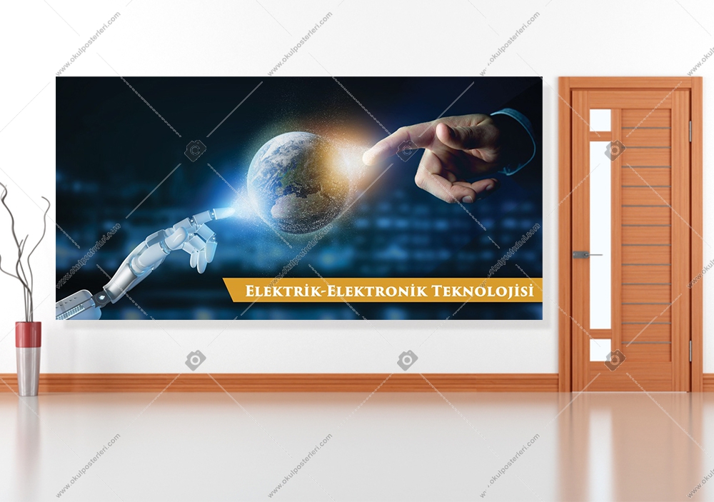Elektrik-Elektrik Teknolojisi Okul Posteri | okulposterleri.com
