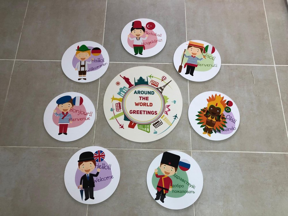 Around The World Greetings | okulposterleri.com