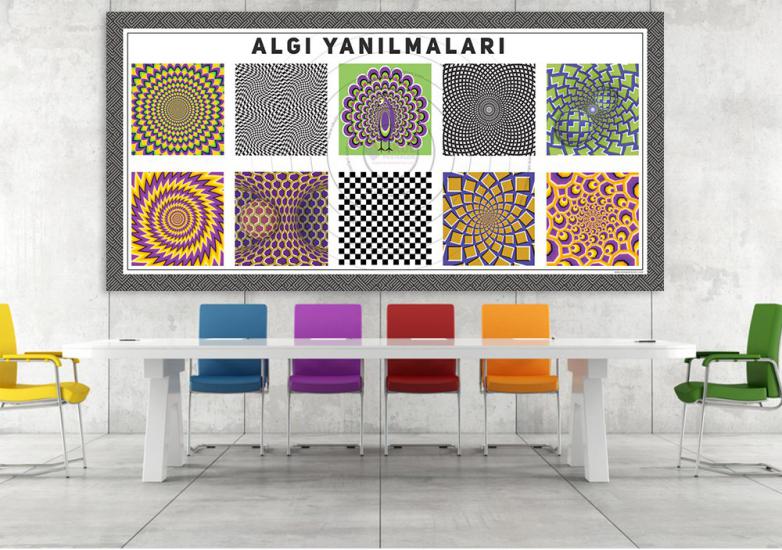 Algı Yanılmaları Okul Posteri | okulposterleri.com
